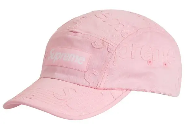 Supreme Lasered Twill Camp Cap - Pink