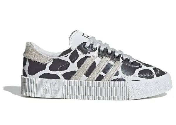Adidas Sambarose Animal Pack Sneakers - Crystal White/core Black