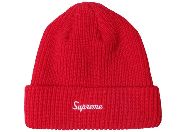 Supreme Loose Gauge Beanie - Red