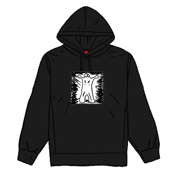 Supreme Leigh Bowery Hooded Sweatshirt - Black
