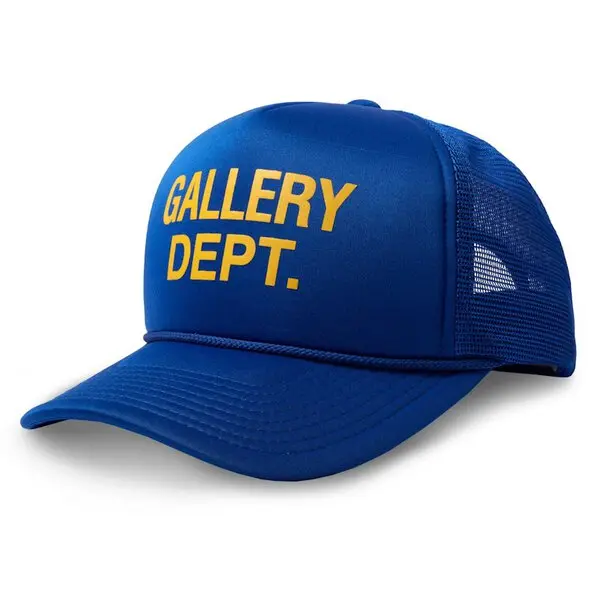 GALLERY DEPT. Logo Trucker Hat - Blue