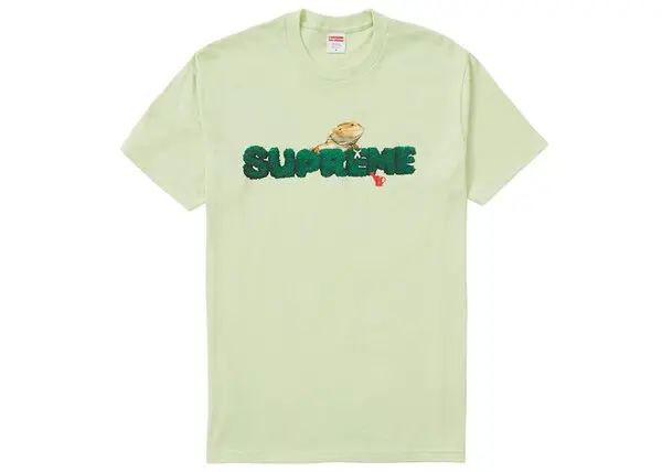 Supreme Lizard Tee Shirt - Pale Mint