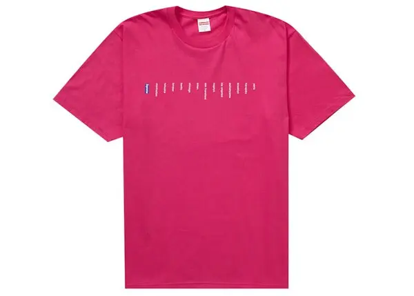Supreme Location Tee Shirt - Pink