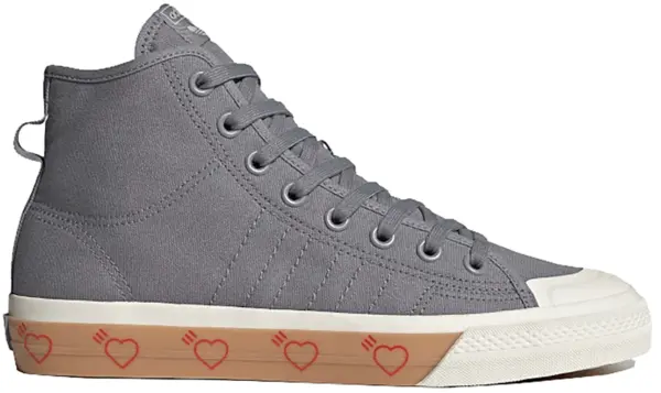 Adidas Nizza Hi Human Made Sneakers - Grey Five