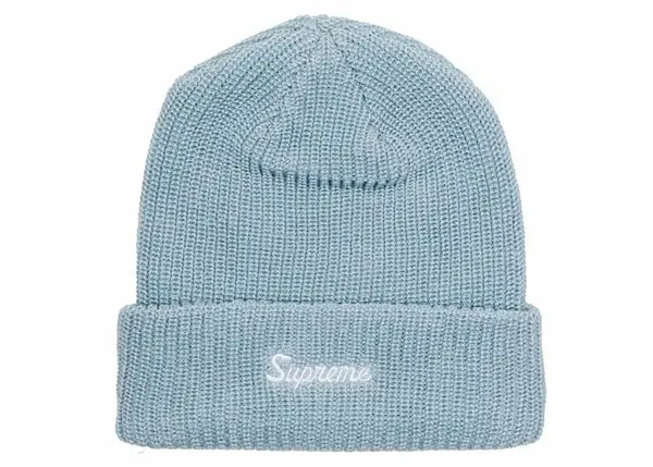 Supreme Loose Gauge Beanie - Light Blue