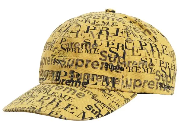Supreme 6-panel Cap - Yellow