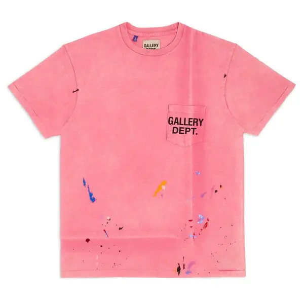 GALLERY DEPT. Vintage Logo Painted Tee Shirt - Salmon