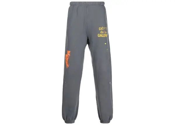 GALLERY DEPT. Paint Splatter Detail Track Pants - Gray