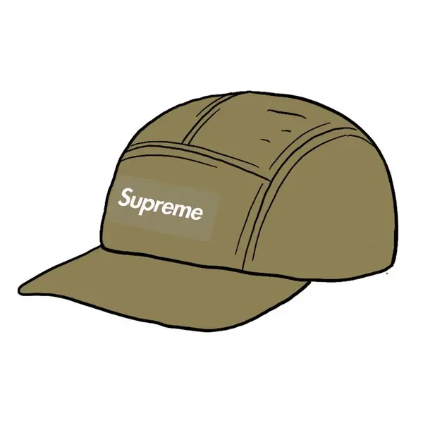 Supreme Linen Camp Cap