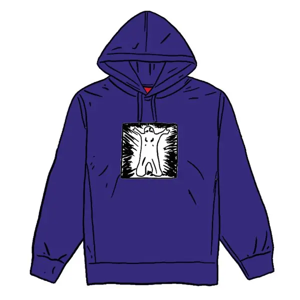 Supreme Leigh Bowery Hooded Sweatshirt - Dark Royal