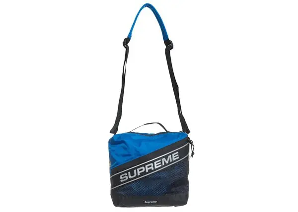 Supreme Logo Shoulder Bag - Blue