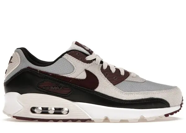 Nike Air Max 90 - Grey/burgundy Crush/phantom