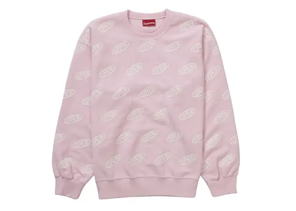 Supreme Crewneck Sweatshirt - Light Pink