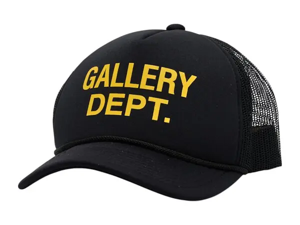 GALLERY DEPT. Logo Trucker Hat - Black