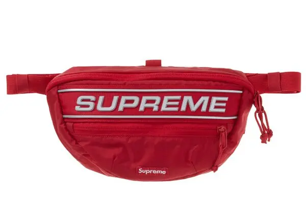Supreme Logo Waist Bag - Red