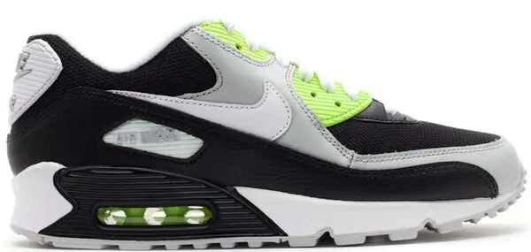 Nike Air Max 90 Sneakers - Black/white/volt