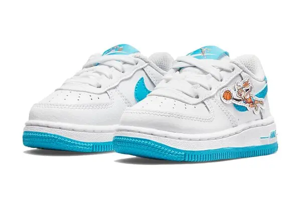 Nike Air Force 1 Low Hare Space Jam Td - White/light Blue Furyone-colorwhite