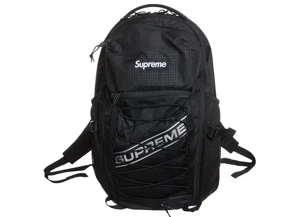 Supreme Logo Backpack - Black