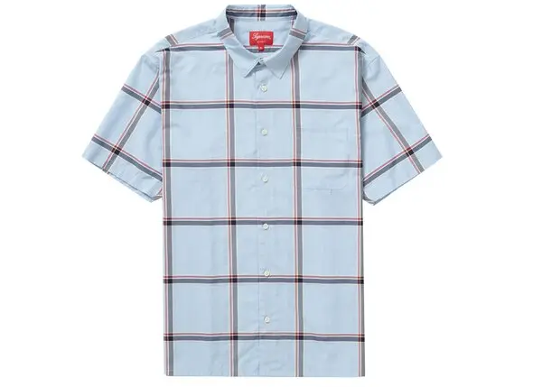 Supreme Lightweight Plaid Short Sleeve Shirt