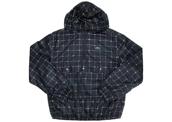 Supreme Lacoste Reflective Grid Nylon Anorak