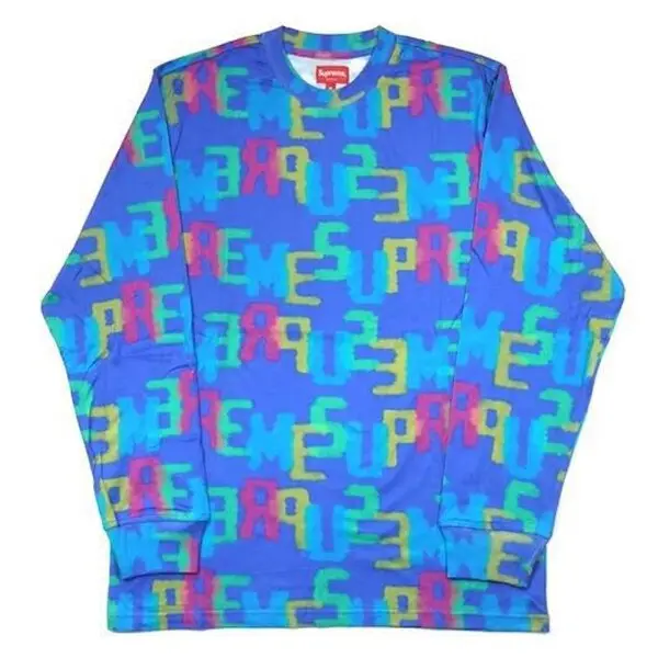 Supreme Letters Ls Top - Royal
