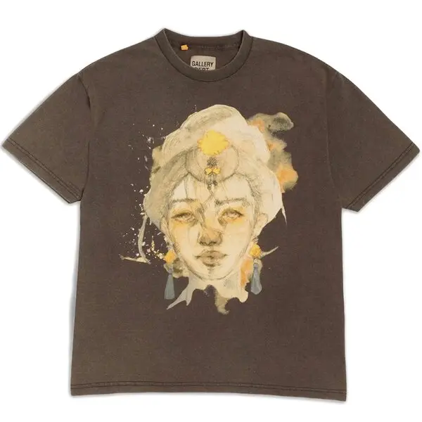 GALLERY DEPT. Portrait Short Sleeve T-shirt - Brown