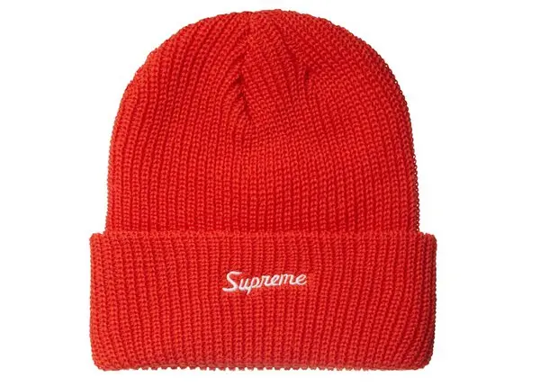 Supreme Loose Gauge Beanie - Red