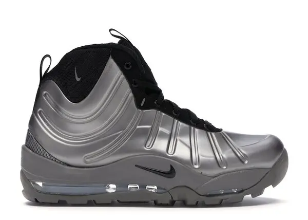 Nike Air Bakin Posite Sneakers - Metallic Pewter/blackone-colorflat Pewter