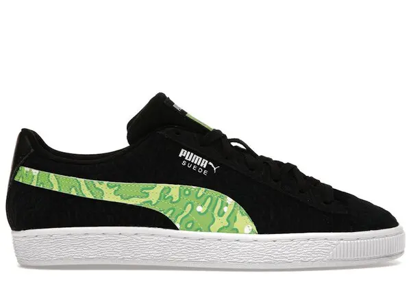 PUMA Suede Classic Rick And Morty Sneakers - Puma Black/jasmine Green