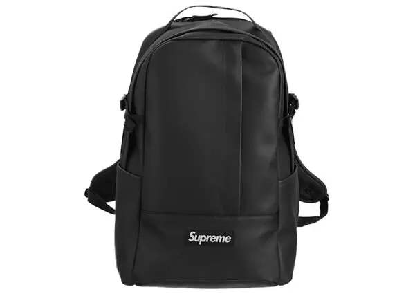 Supreme Leather Backpack - Black