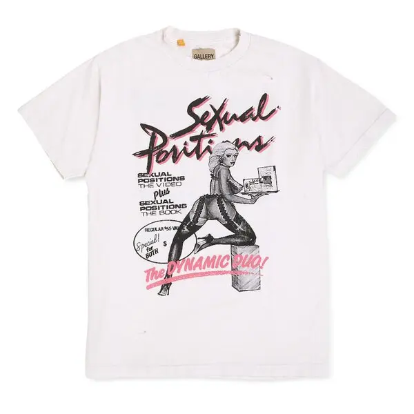 GALLERY DEPT. Doc Johnson Sexual Positions T-shirt - White