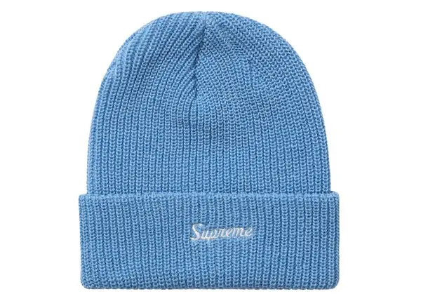 Supreme Loose Gauge Beanie - Light Blue