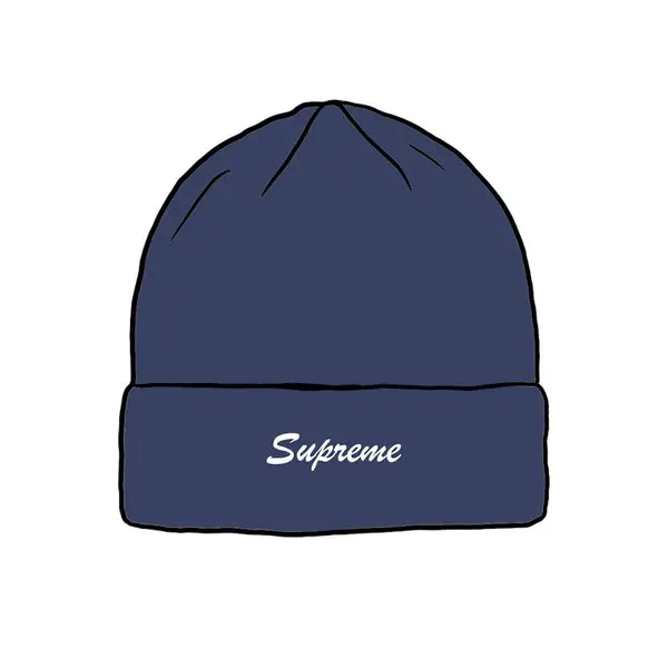 Supreme Loose Gauge Beanie - Navy Blue