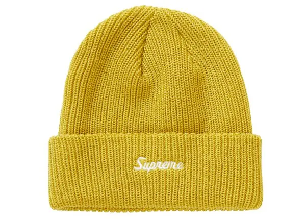 Supreme Loose Gauge Beanie - Sulfur