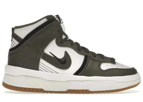 Nike Dunk High Up Sneakers - Summit White/cargo Khaki/black