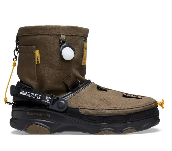 CROCS Classic All-terrain Clog Grip Swany Atmosin - Olive/yellow