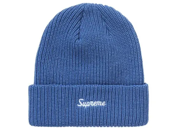 Supreme Loose Gauge Beanie - Light Indigo