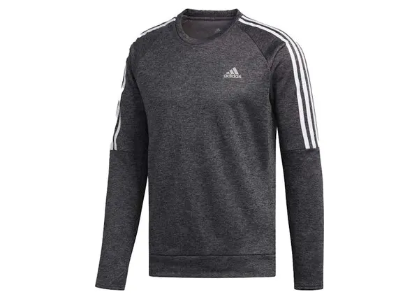 Adidas Own The Run 3stripes Crew Sweatshirt
