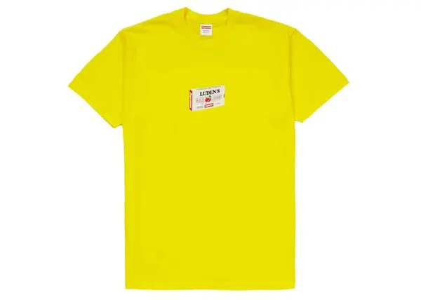 Supreme Luden's Tee Shirt - Yellow