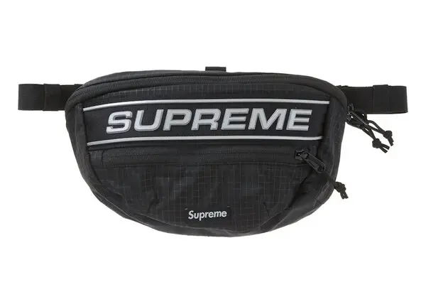 Supreme Logo Waist Bag - Black