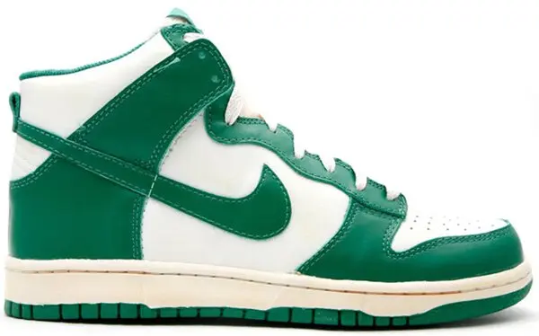 Nike Dunk High Vintage Sneakers - Sail/pine Green/natural