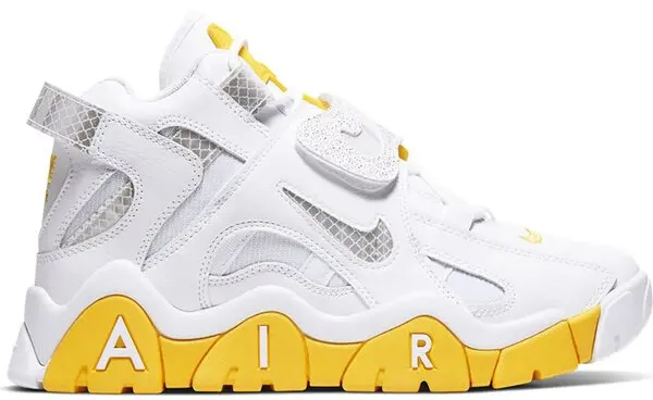 Nike Air Barrage Mid Sneakers - White/chrome Yellow
