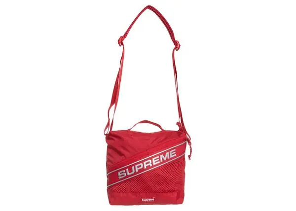 Supreme Logo Shoulder Bag - Red