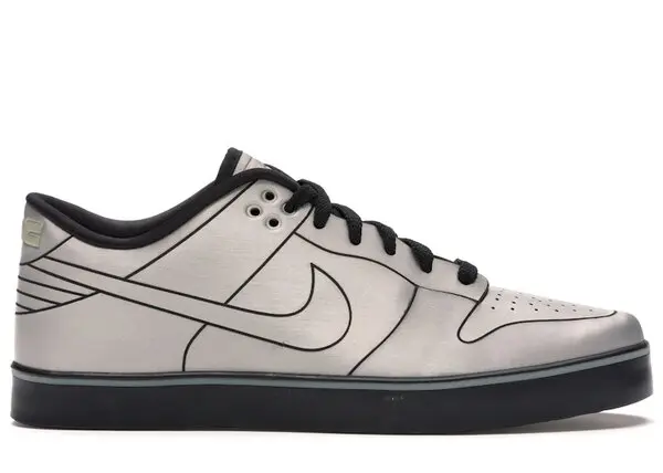 Nike Dunk Low Sneakers - Metallic Cool Grey/metallic Cool Grey