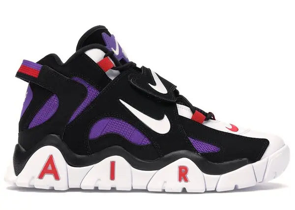 Nike Barrage Mid Raptors - Black/white/hyper Grape