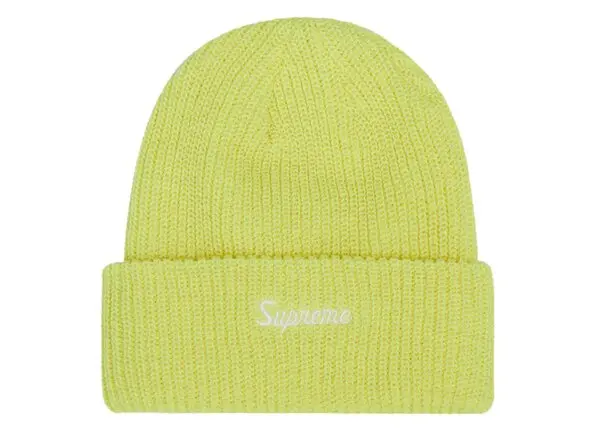 Supreme Loose Gauge Beanie - Light Lime
