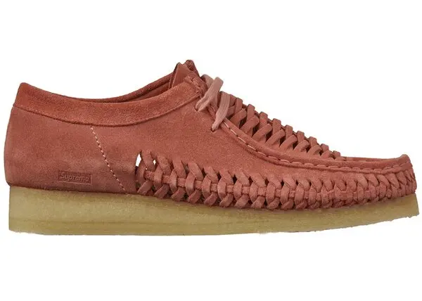 Clarks Woven Wallabee - Pink