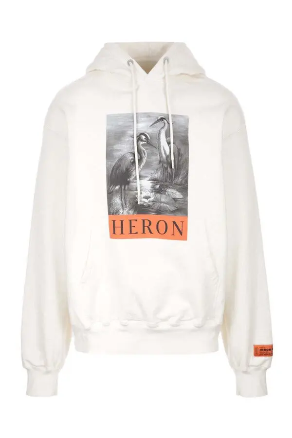 Heron Preston Nf Heron Bw Hoodie - White/black