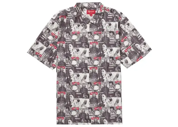 Supreme Magazine Short Sleeve Shirt - Grey