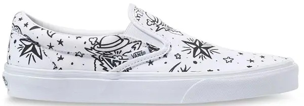 VANS Ucolorin Slip-on Sneakers - Tattoo/true White